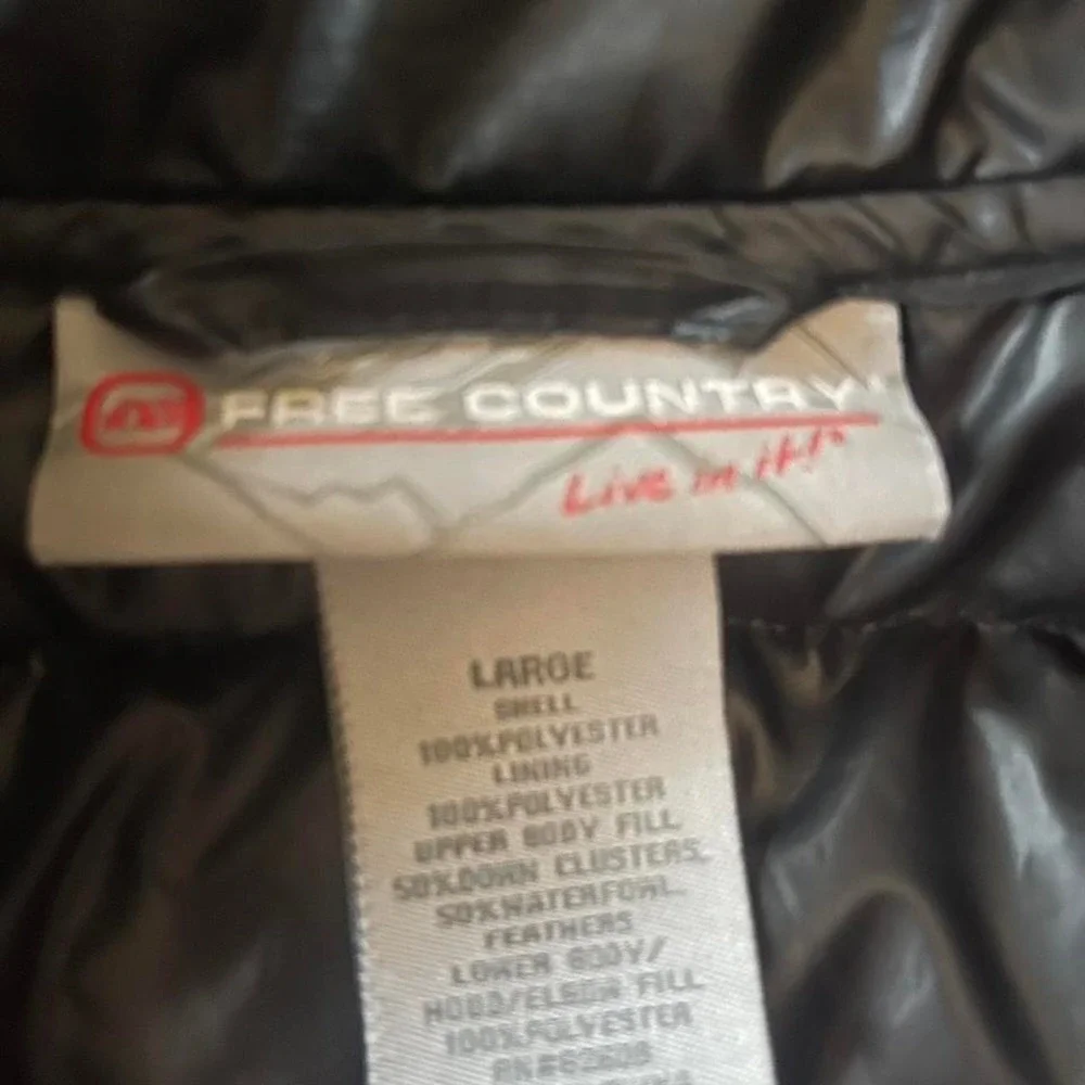 Free Country | Jackets & Coats | Free Country Black Puffer Jacket ...